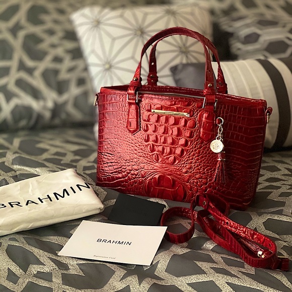 Brahmin | Bags | Brahmin Mini Asher Lava Melbourne New With Tags | Poshmark